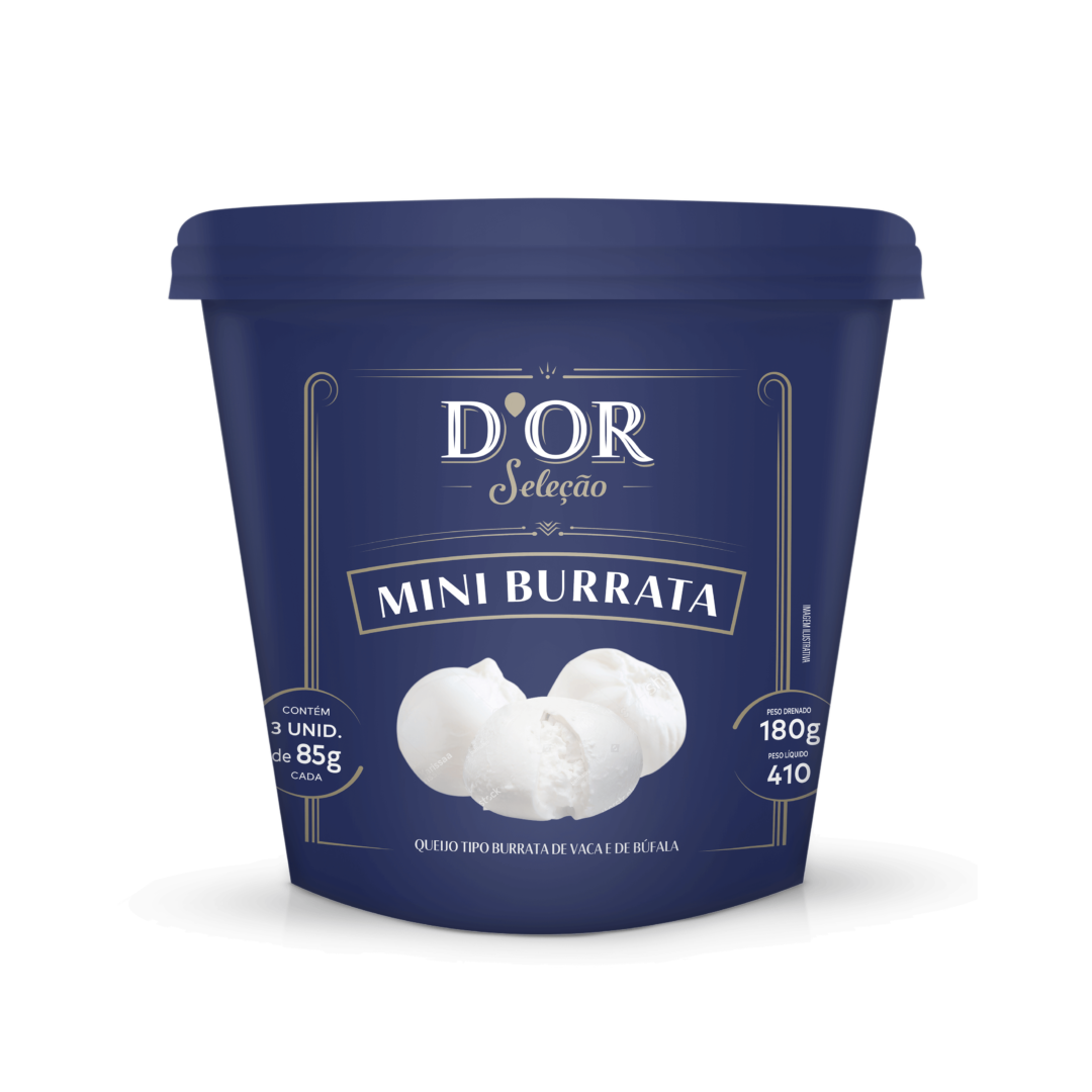Mini Burrata 180g - D'or Seleção